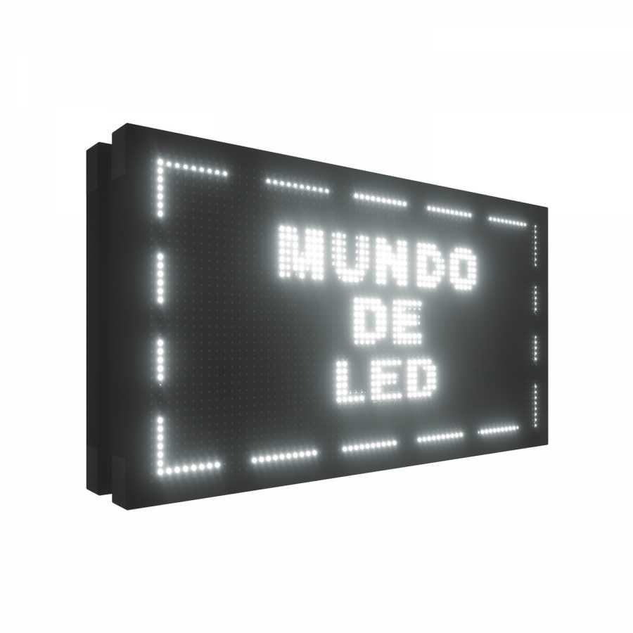 Painel De LED, Letreiro Digital 71cm x 39cm Dupla Face USB