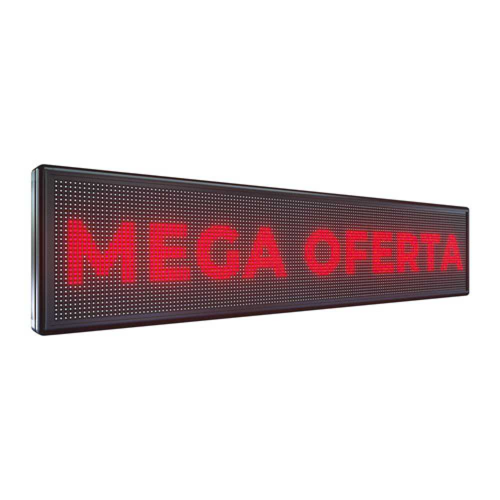 Letreiro digital de 167cm x 39cm de alto brilho, painel de LED com ...