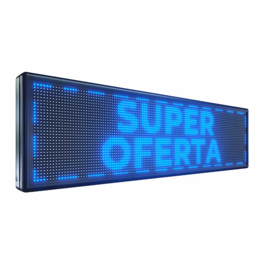 Painel de LED, Letreiro Digital USB 135cm x 39cm - Alto Brilho ...